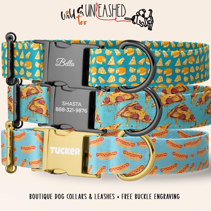 Personalized Collars Food - Etsy