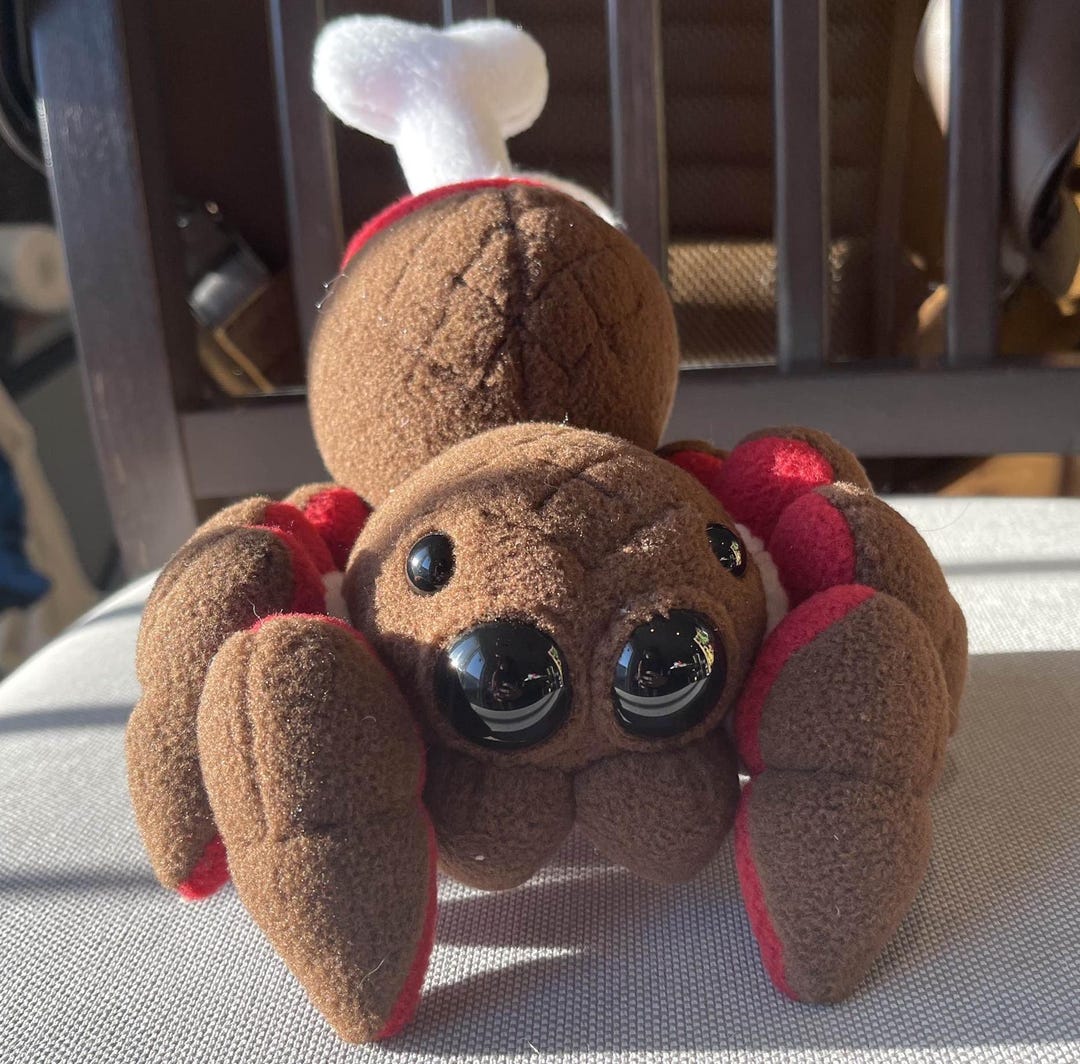 6” Meat Spider Plushie - Etsy