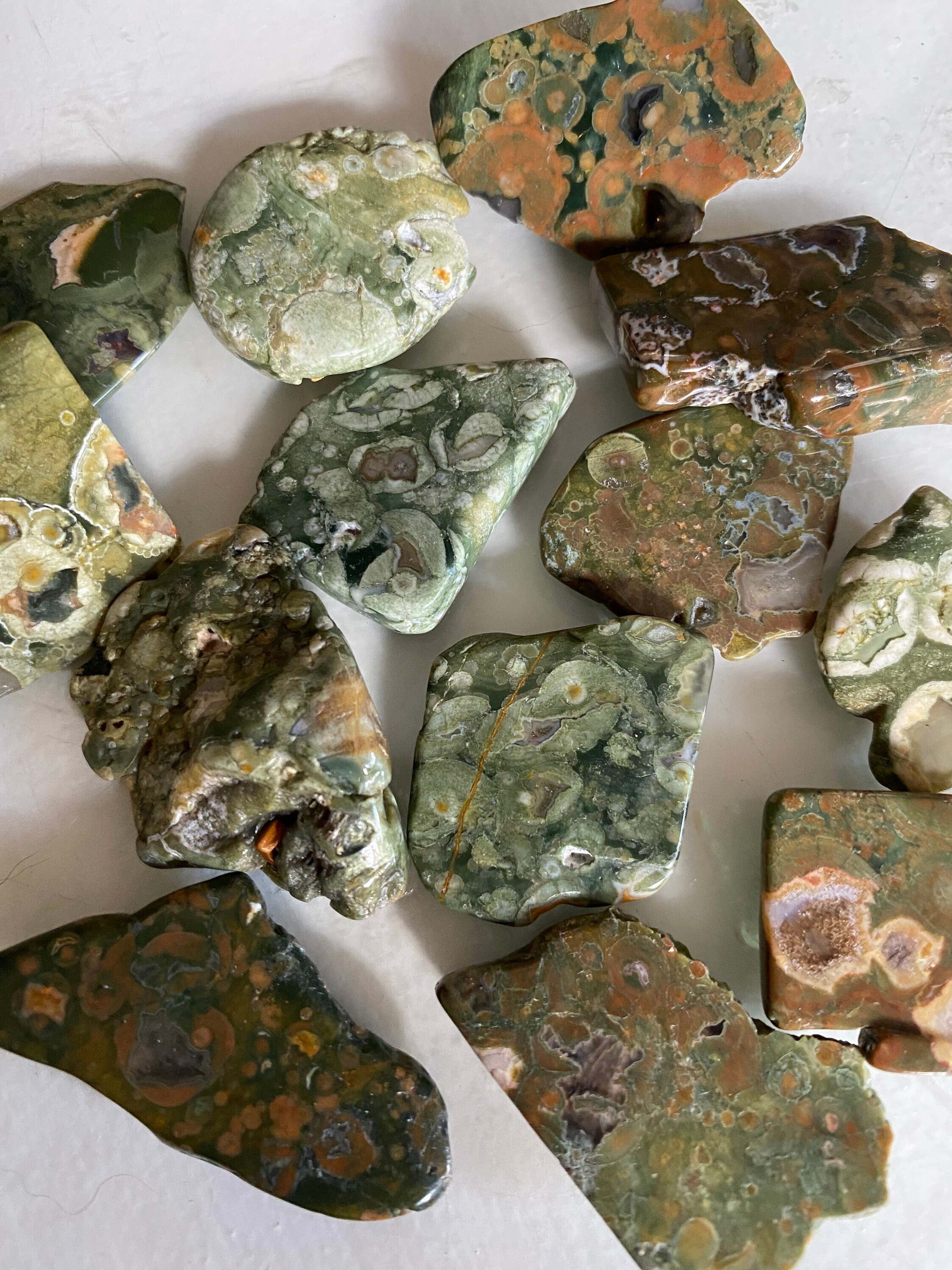 grams Slab Rainforest Jasper for polishing or collection 20 Craft ...