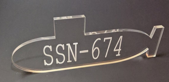 Submarine With Custom Hull Numbers - Etsy