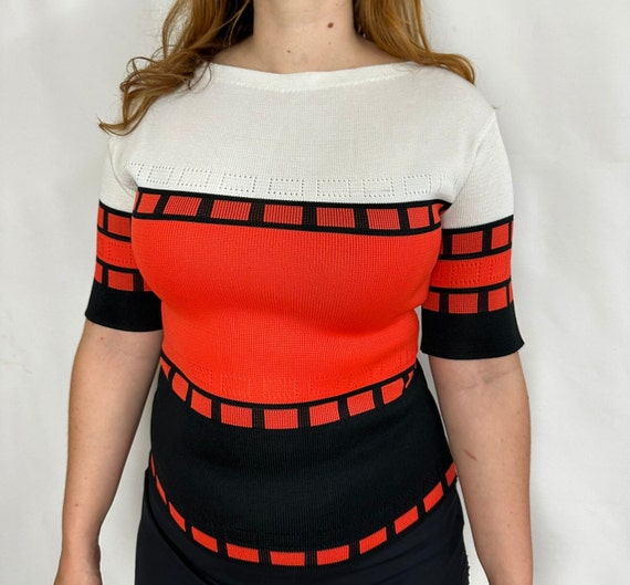 1960s Mod Top Medium - Gem