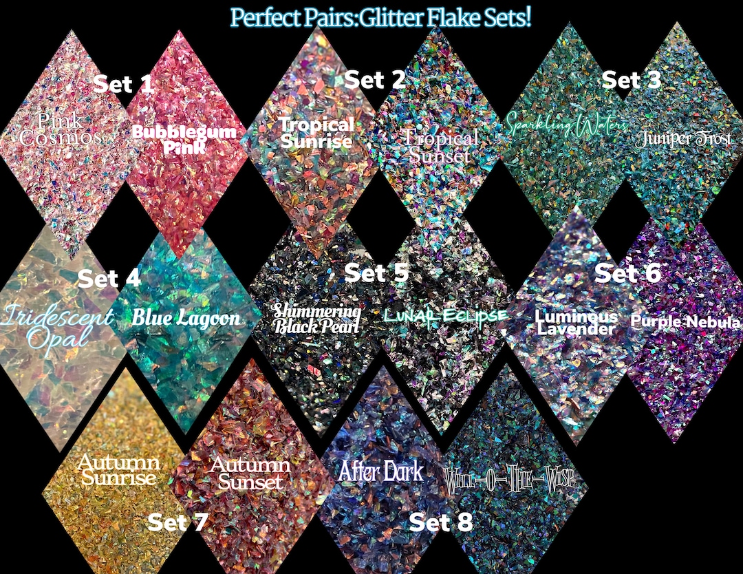 Glitter, Gift Set, Flakes, Confetti, Gift Set, Nail Art, Jewelry ...