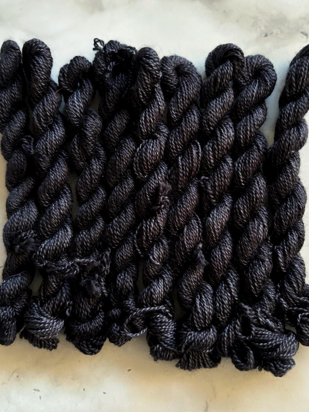 Pastel - Black Embroidery Thread, BFL and Silk, Embroidery, Stick and ...