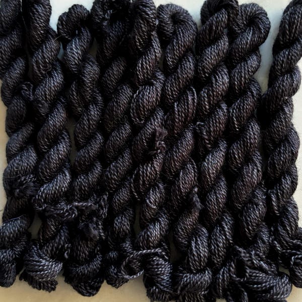 Black Silk Thread - Etsy