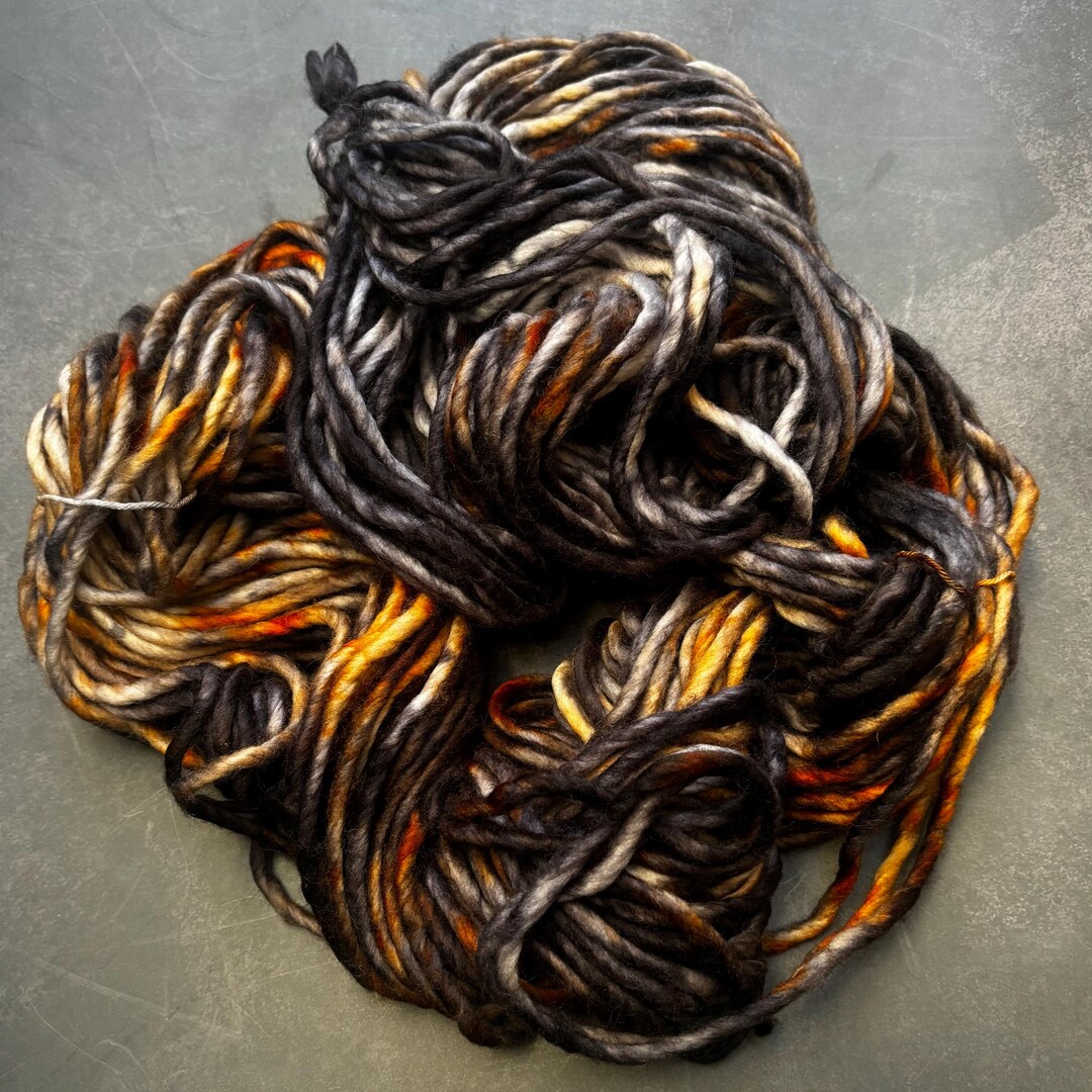 Spite Grey, Copper, Rust Yarn, Super Bulky Weight Yarn, Earthy Yarn ...
