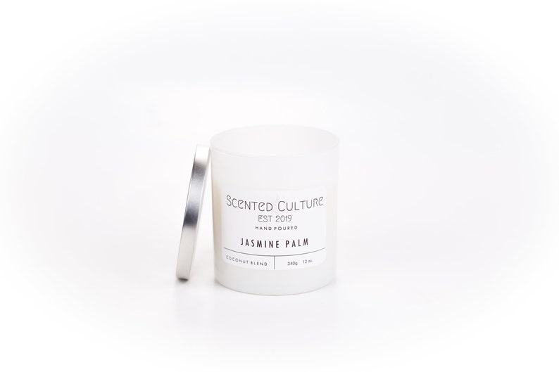 Jasmine Palm Floral Scented Candle Rainforest Bamboo - Etsy