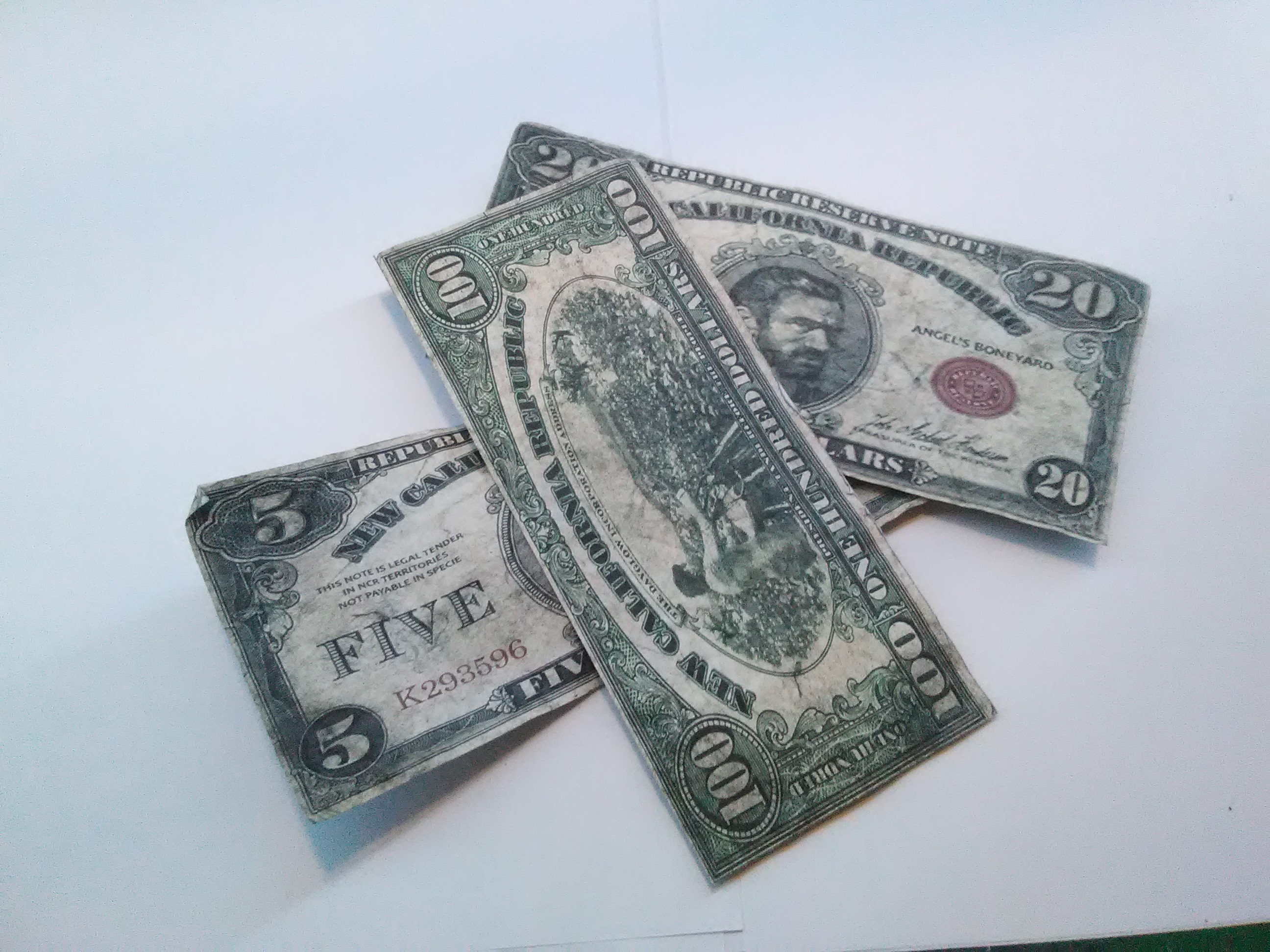 Fallout Money Prop: Printable Cosplay Currency (PDF) - Etsy