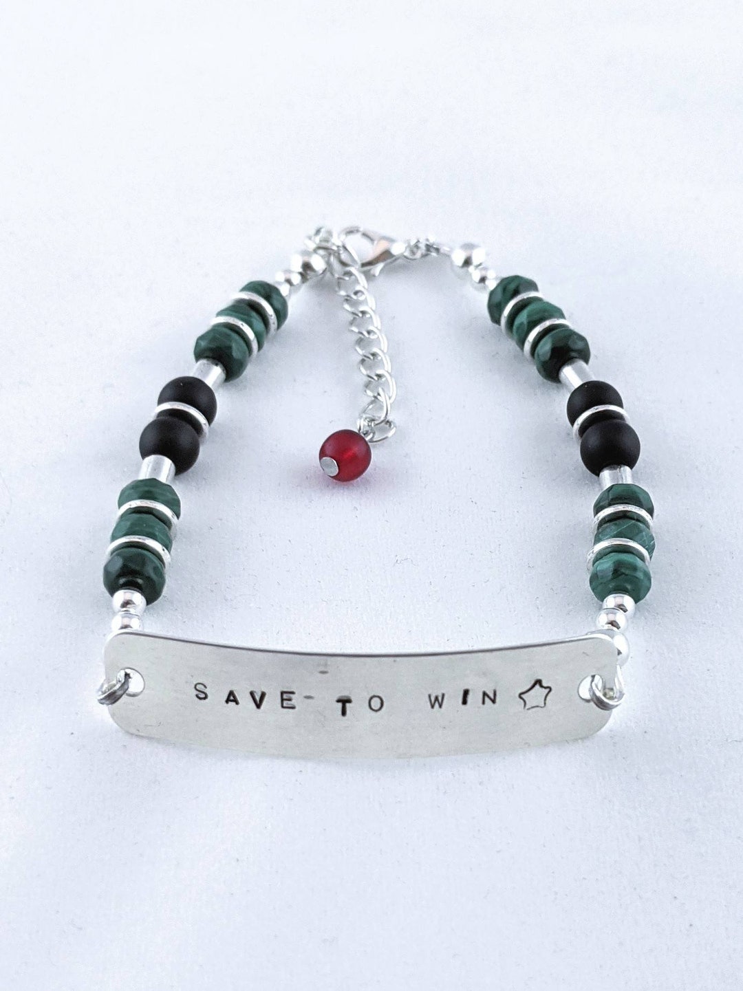 Deku's Sterling Silver save to Win Bracelet - Etsy