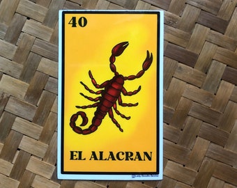 El Alacran Loteria - Etsy