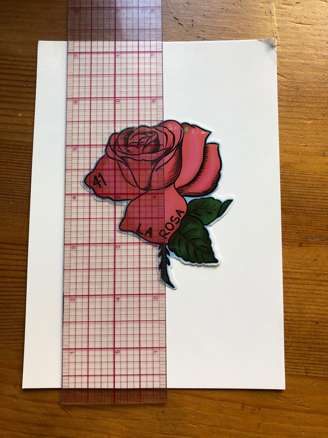 La Rosa Sticker La Loteria Sticker Mexican Style Sticker - Etsy