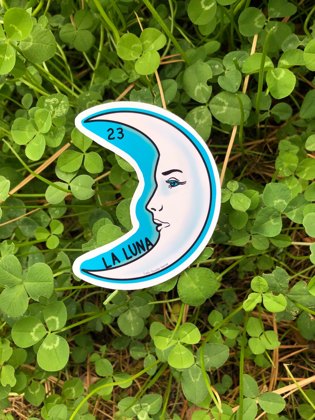 La Luna Sticker, Moon Sticker , La Loteria Sticker, Mexican Style ...
