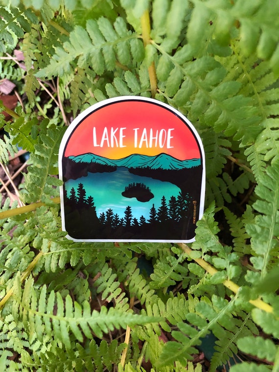 Lake Tahoe Sticker Emerald Bay Sticker Tahoe Beach Sticker - Etsy