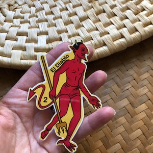 El Diablo Sticker, La Loteria Sticker, Mexican Style, Mexican Stickers ...