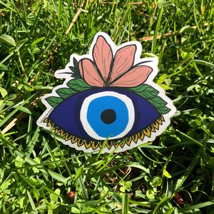The Evil Eye Sticker, Karma and Fate Protection Sticker, Amulets Stickr ...