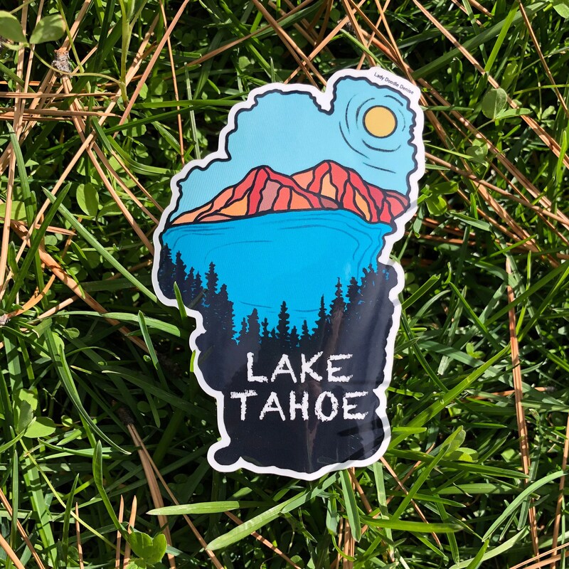Lake Tahoe Sticker - Etsy