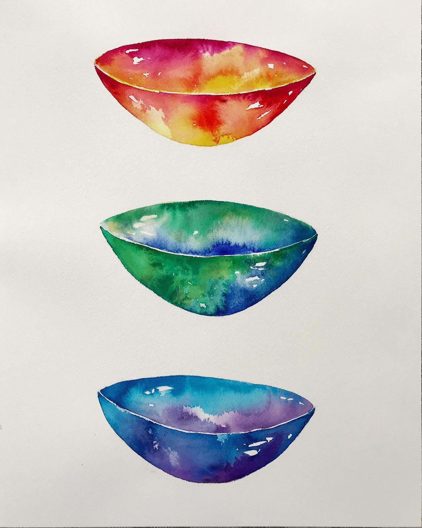 Color Vessels. Original Watercolor - Etsy