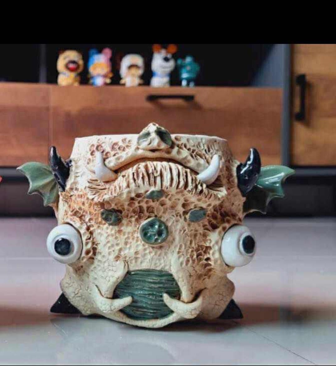 Ceramic Pots: Whimsical Monster Plant Pot Set - Etsy