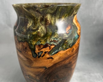 Epoxy Resin Wood Vase - Etsy