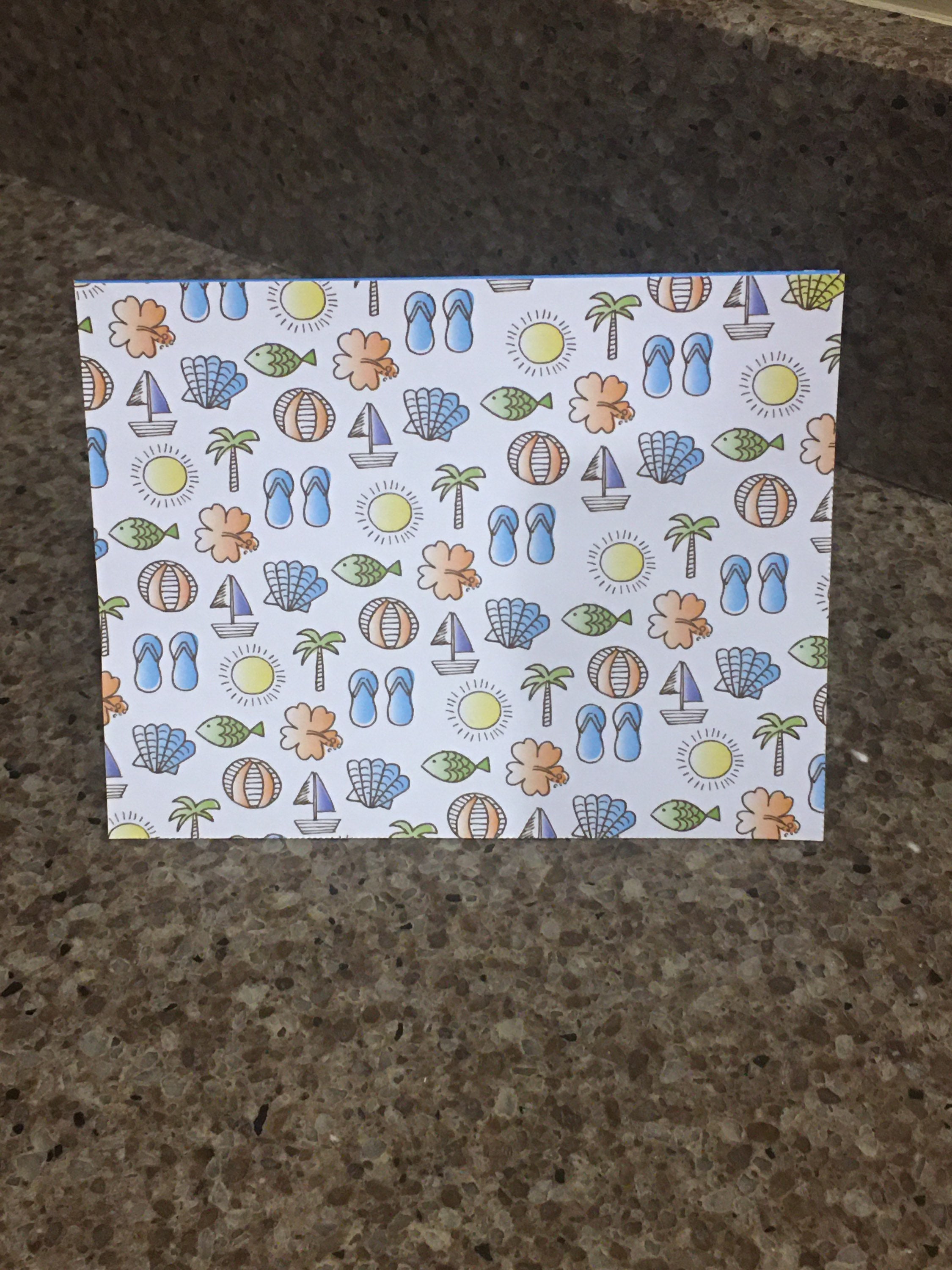Summer Beach Vibes Card - Etsy