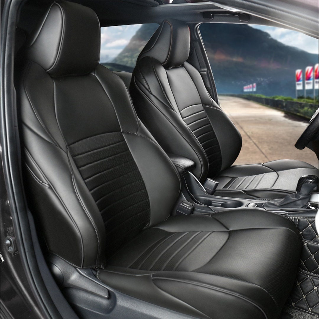Custom Fitted Seat Covers Toyota Corolla Hatchback SE or XSE Gas Models 2020 2022 12th Gen. Exact Fit High end Solid Black. Etsy