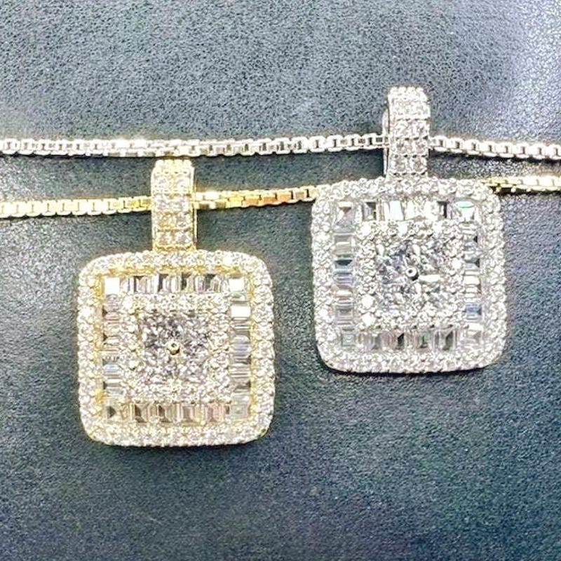 Square Pendant - Etsy