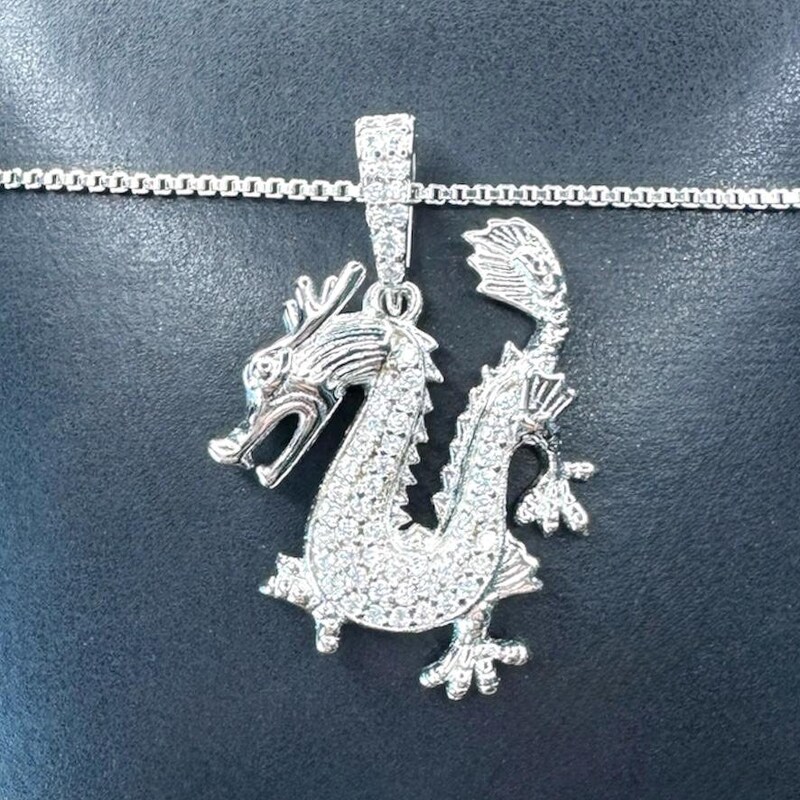 Chinese Dragon Necklace - Etsy