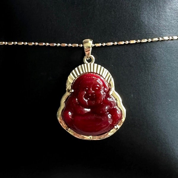 Gold Buddha Pendant - Etsy