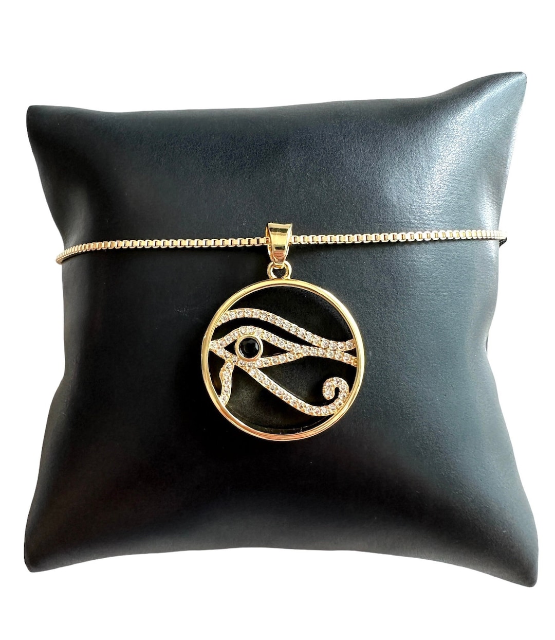 Gold Eye of Horus Necklace, Gold Eye of Ra Necklace, Eye of Horus ...