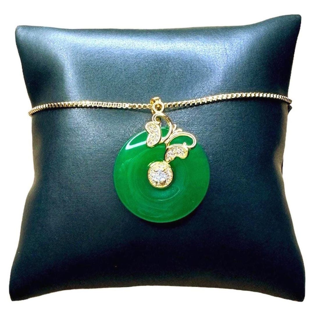 Jade Pendant, Jade Necklace, Jade Butterfly Necklace, Jade Donut, Jade ...