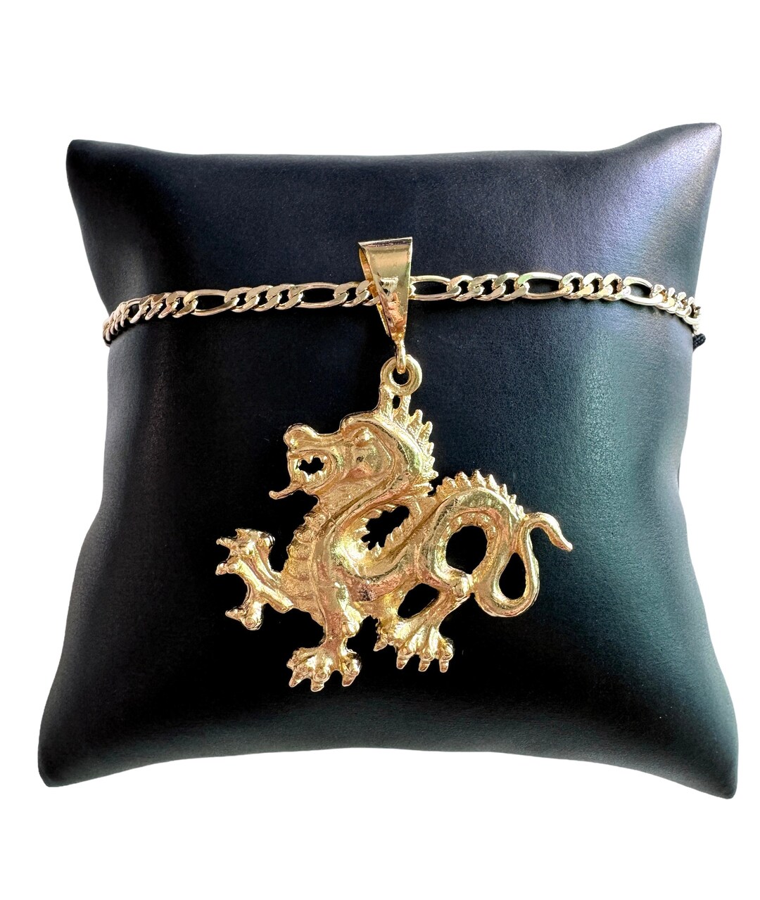 Gold Filled Dragon Necklace Chinese Dragon Necklace Big Gold - Etsy