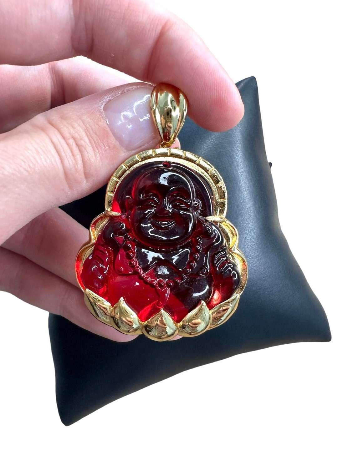Red Buddha Pendant, Buddha Pendant Gold, Buddah Pendant, Mens Buddha ...