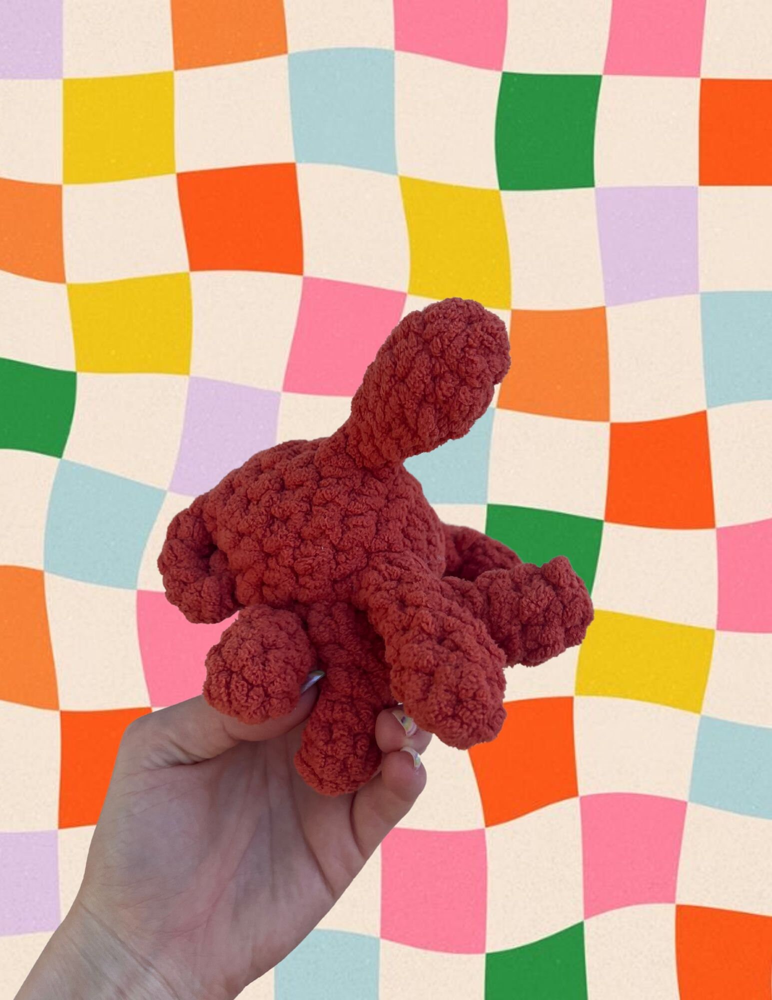 Herman - Hermit Crab Plush - Handmade Crochet Snuggler - Etsy