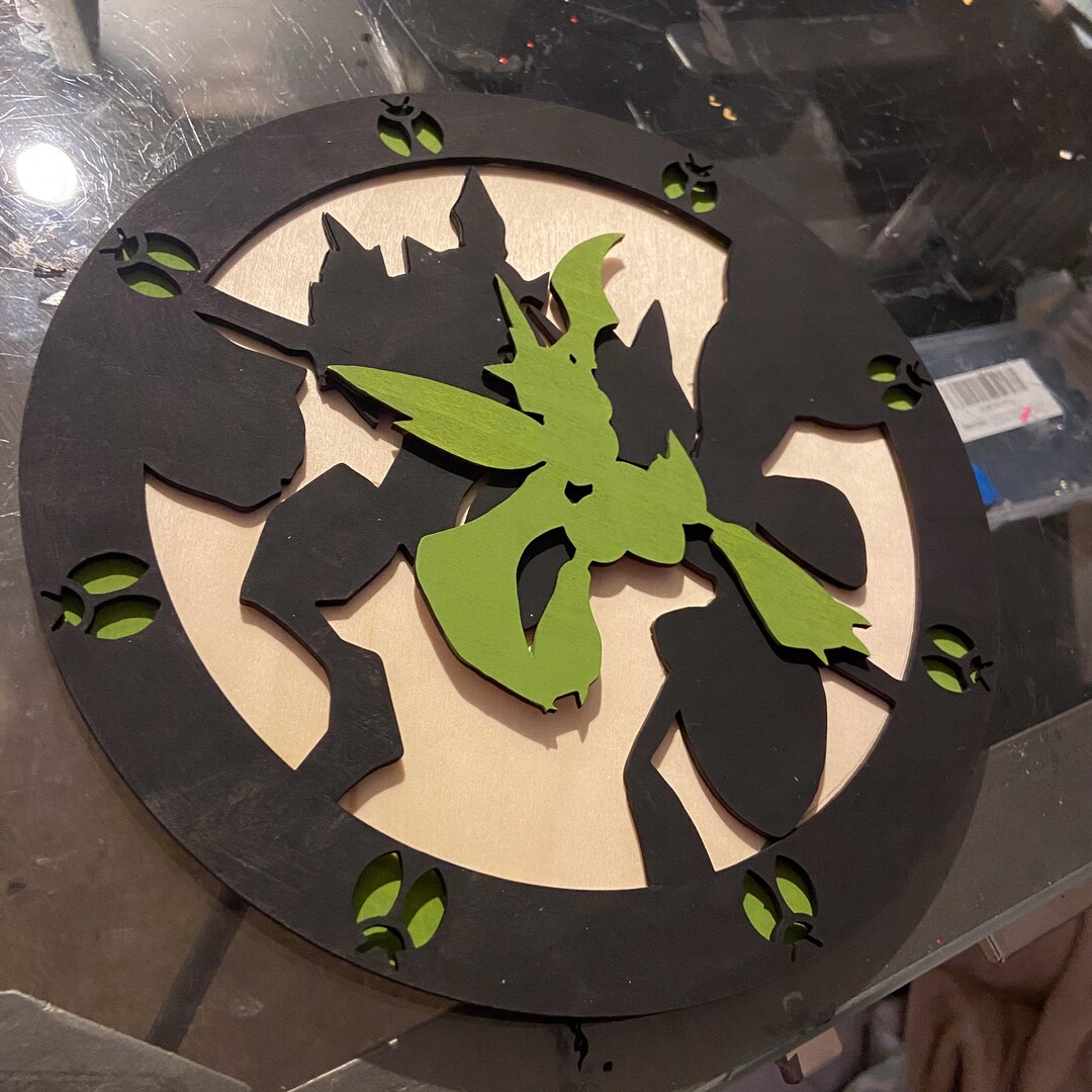 Pokemon Scyther, Scizor, Kleavor Wall Art Digital SVG File for Laser or ...