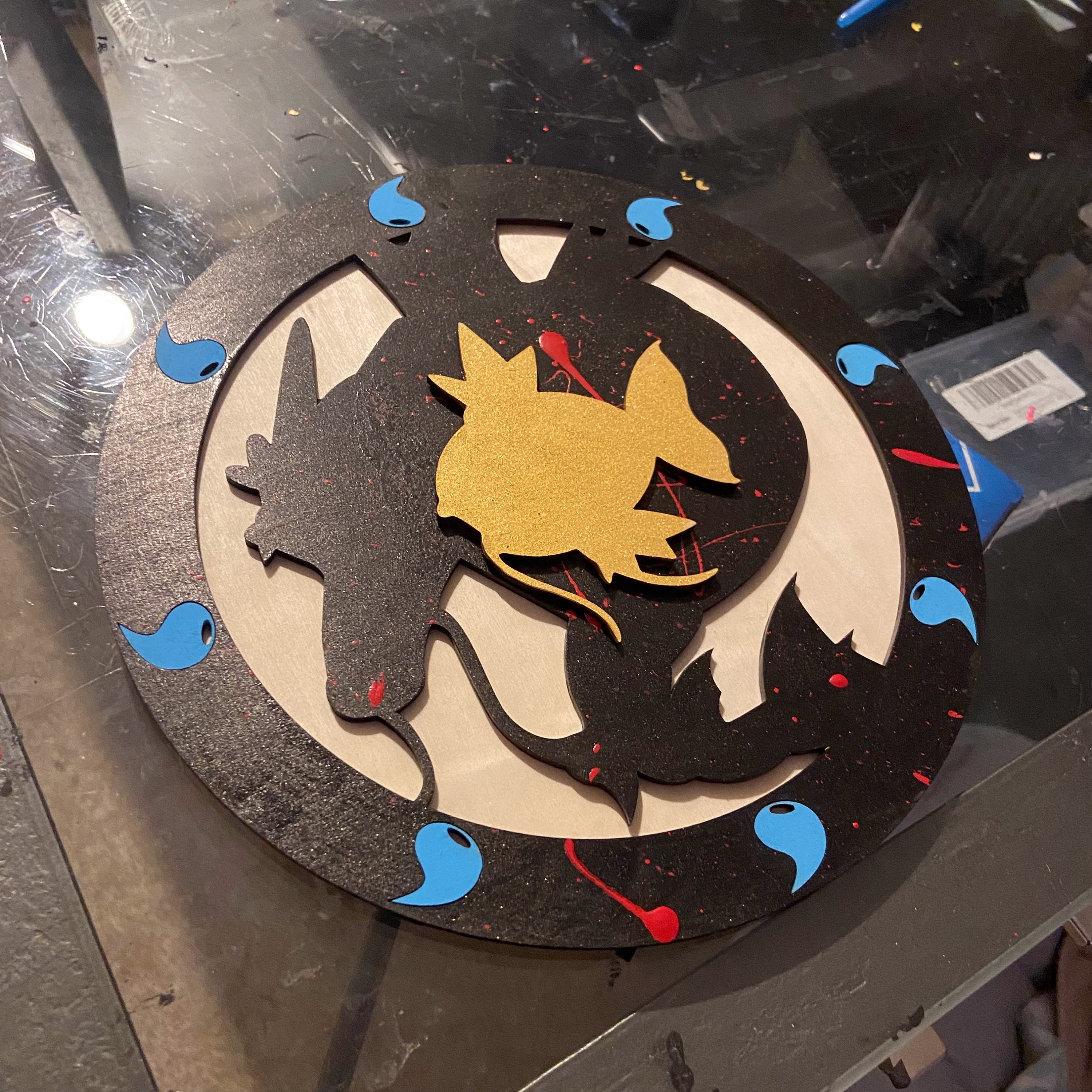 Pokemon Gyarados Wall Art Digital SVG File for Laser or Vinyl Cutting ...