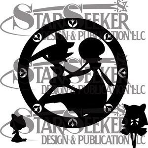 Pokemon Gardevoir Wall Art Digital SVG File for Laser or Vinyl Cutting ...