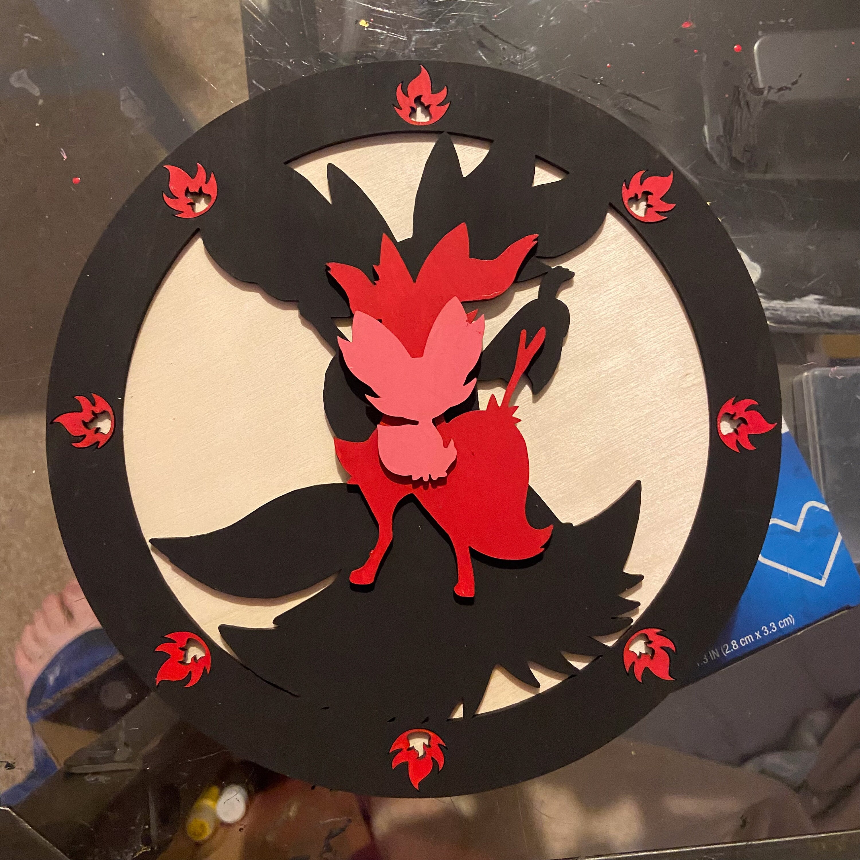 Pokemon Delphox Wall Art Digital SVG File for Laser or Vinyl Cutting - Etsy