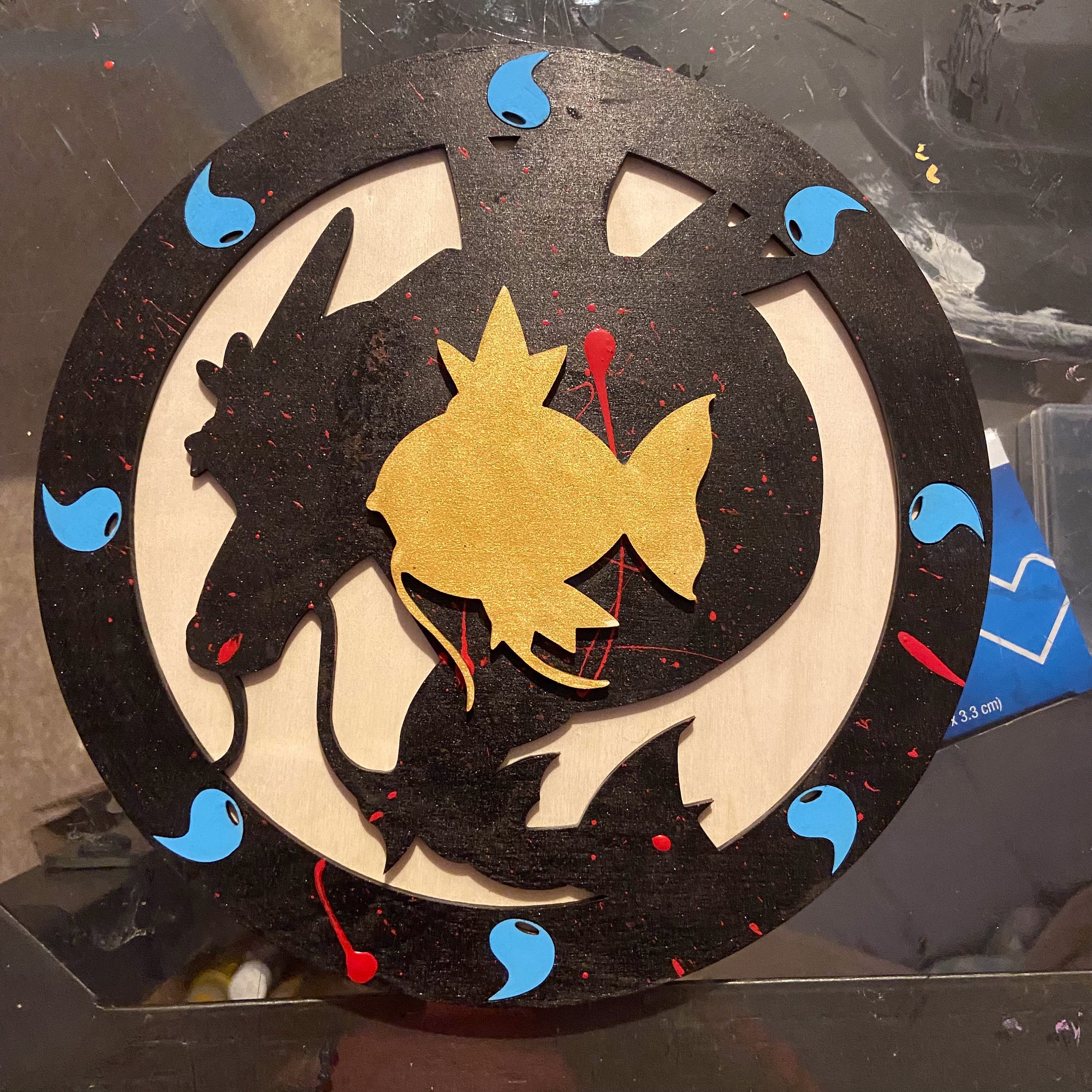 Pokemon Gyarados Wall Art Digital SVG File for Laser or Vinyl Cutting ...