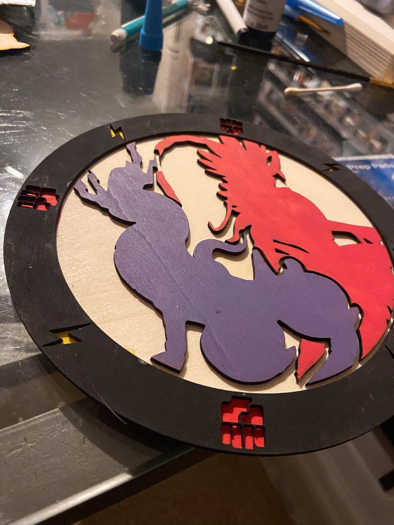 Pokemon Koraidon & Miraidon Wall Art Digital SVG File for Laser or ...