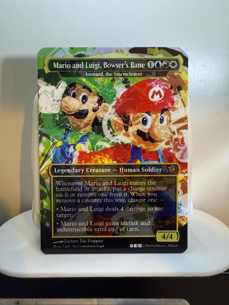 Mario and Luigi, Bowser's Bane (immard, the Stormcleaver) Magic the ...