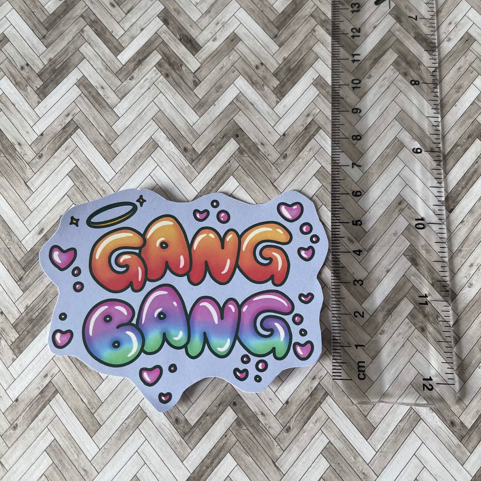 Gang bang sticker | Etsy