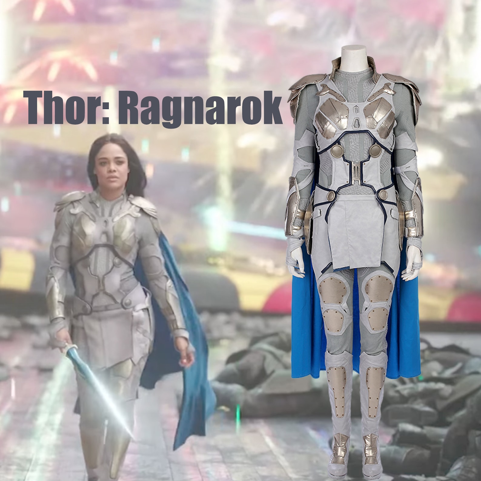 Thor Ragnarok Of Valkyrie Cosplay Costume Adult Women Cosplay Etsy