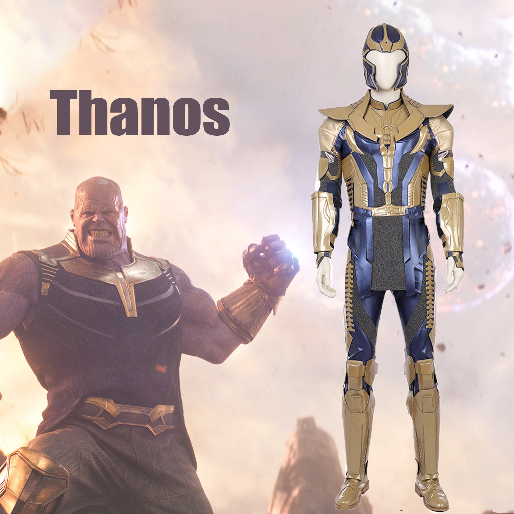 Marvel's The Avengers 3 of Thanos Cosplay Costume Adult | Etsy
