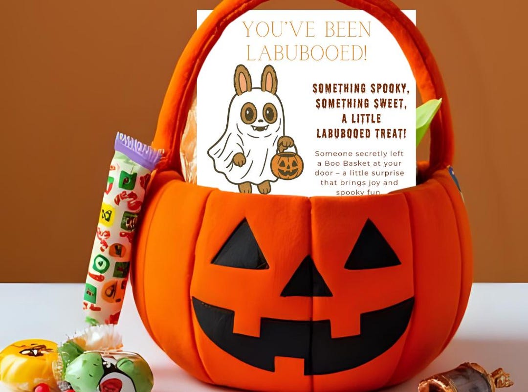 Labubu Boo Basket Printables | You've Been Booed Cards & Signs ...
