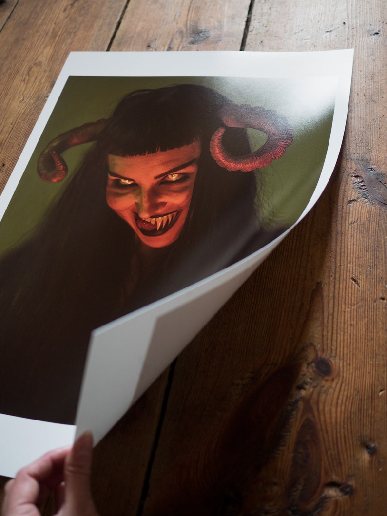 Mischievous - A2 (59x42 Cm) High Quality Poster - Etsy UK
