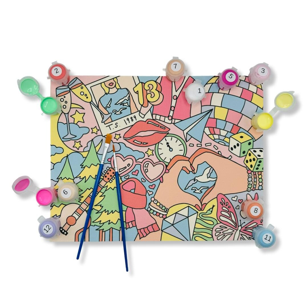 Taylor Swift - Paint by Number Kit - Etsy