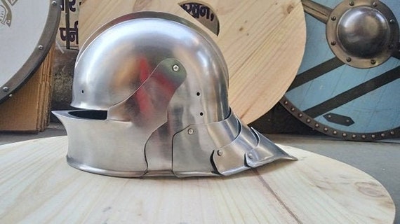 Collectibles Memorabilia Medieval german helmet european close helm ...