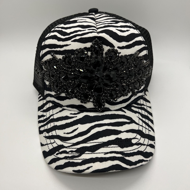Zebra Hat - Etsy