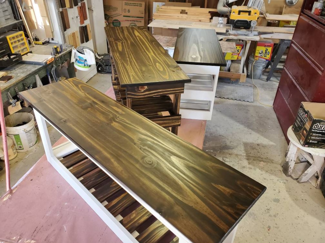 36 Inch Entryway Bench Handmade and Featuring 1 Shoe Shelf/boot Holder ...