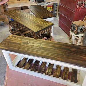 36 Inch Entryway Bench Handmade and Featuring 1 Shoe Shelf/boot Holder ...