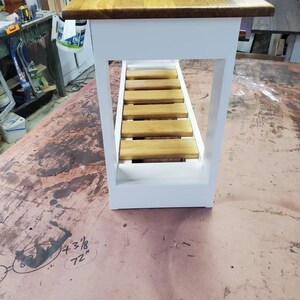 36 Inch Entryway Bench Handmade and Featuring 1 Shoe Shelf/boot Holder ...